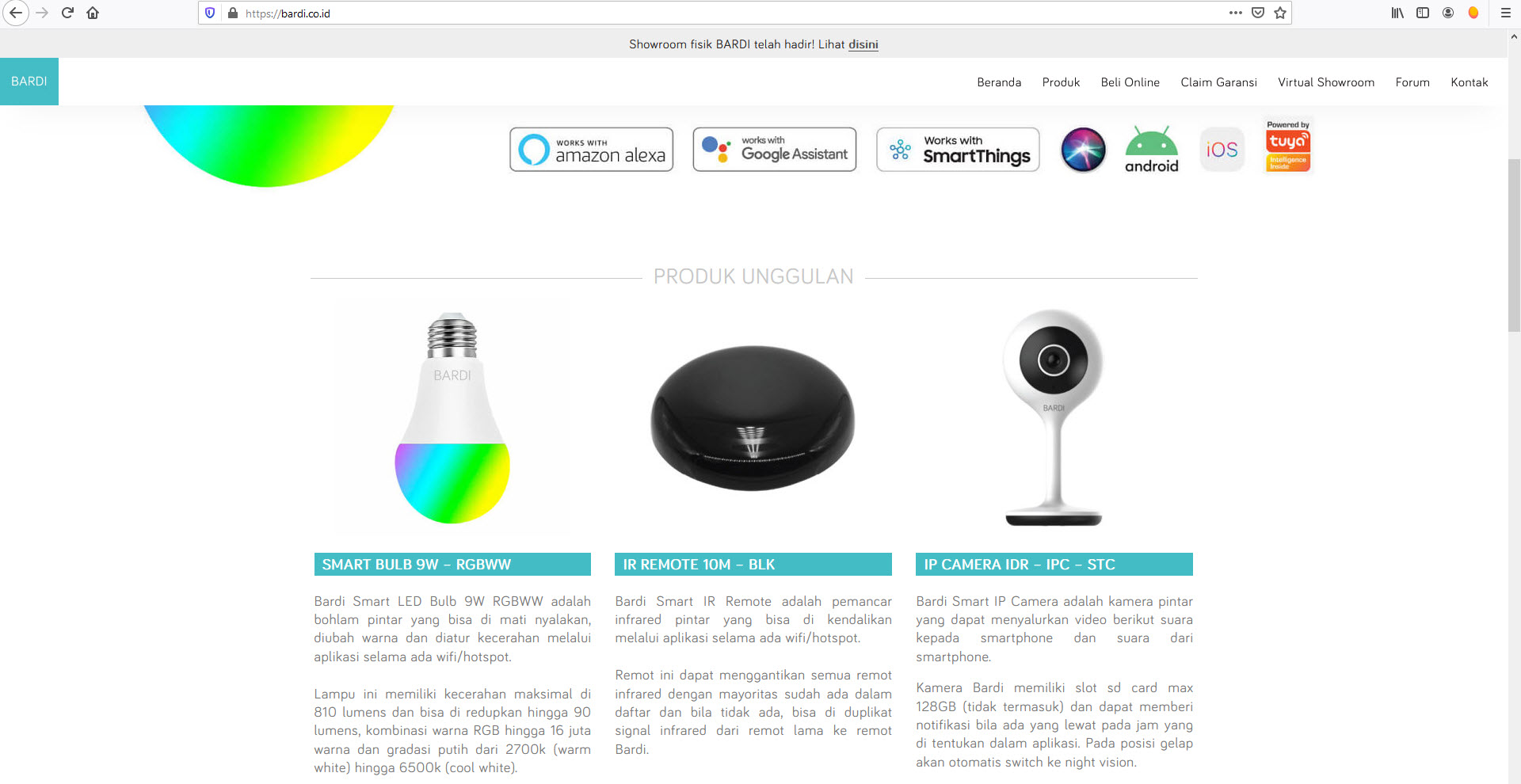 Bardi Smart Home, Automation Made Simple - Catatan Oline